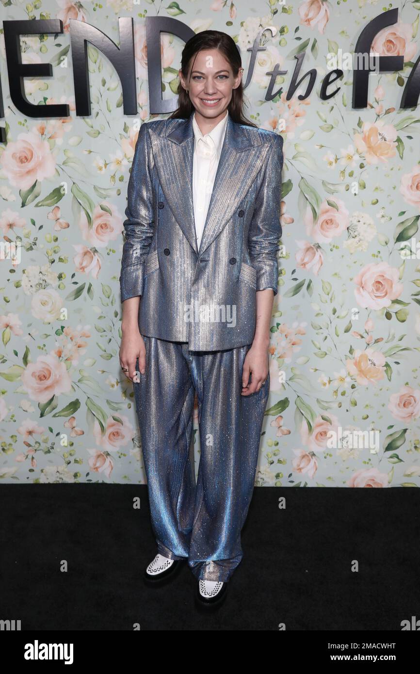 Actor Lio Tipton attends the world premiere of the Peacock limited ...