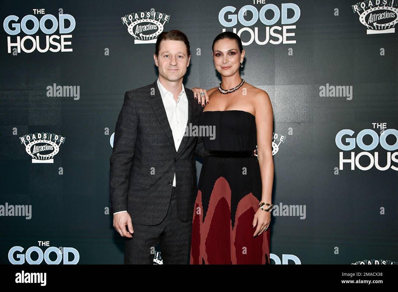 Ben McKenzie, left, and wife Morena Baccarin attend a special screening ...