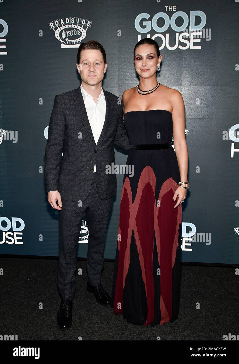 Ben McKenzie, left, and wife Morena Baccarin attend a special screening ...