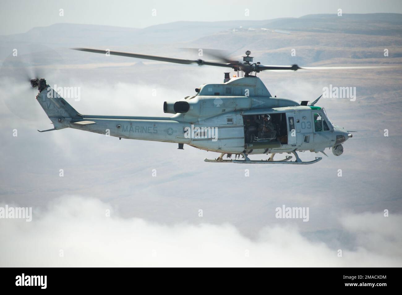 U.S. Marines with Marine Light Attack Helicopter Squadron 267, Marine ...