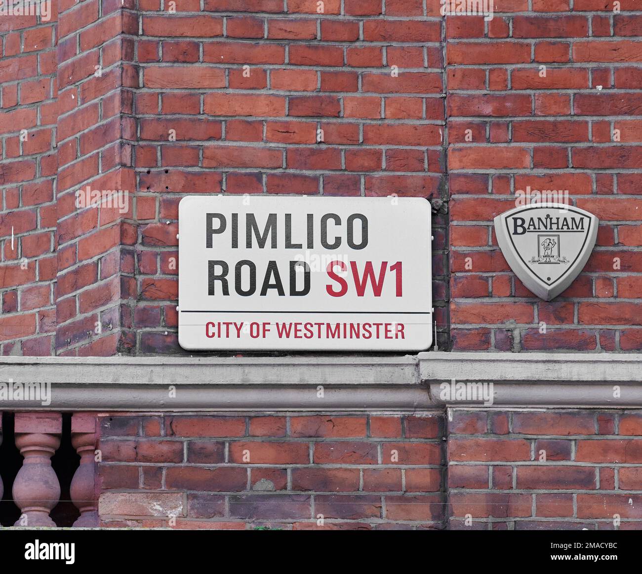Pimlico street sign hi-res stock photography and images - Alamy