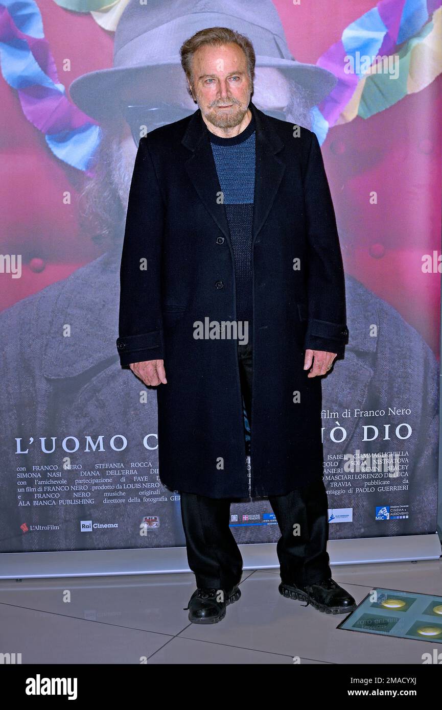 Rome, Italy. 18th Jan, 2023. Franco Nero attends the photocall for "L ...
