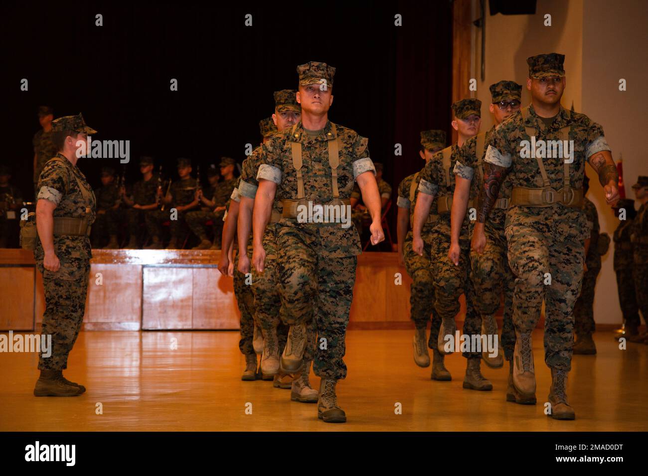 U.S. Marines with Headquarters and Support Battalion, Marine Corps ...