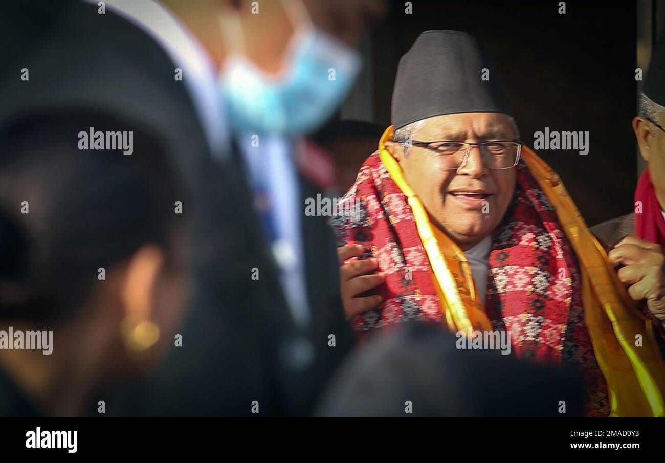 Kathmandu, Bagmati, Nepal. 19th Jan, 2023. Dev Raj Ghimire, a lawmaker ...