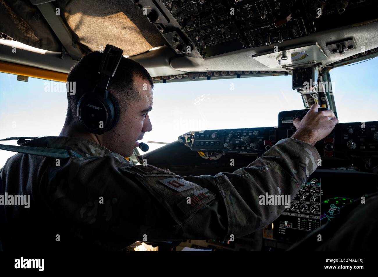 U.S. Air Force Capt. Colin Sullivan, a KC-135 Stratotanker pilot ...