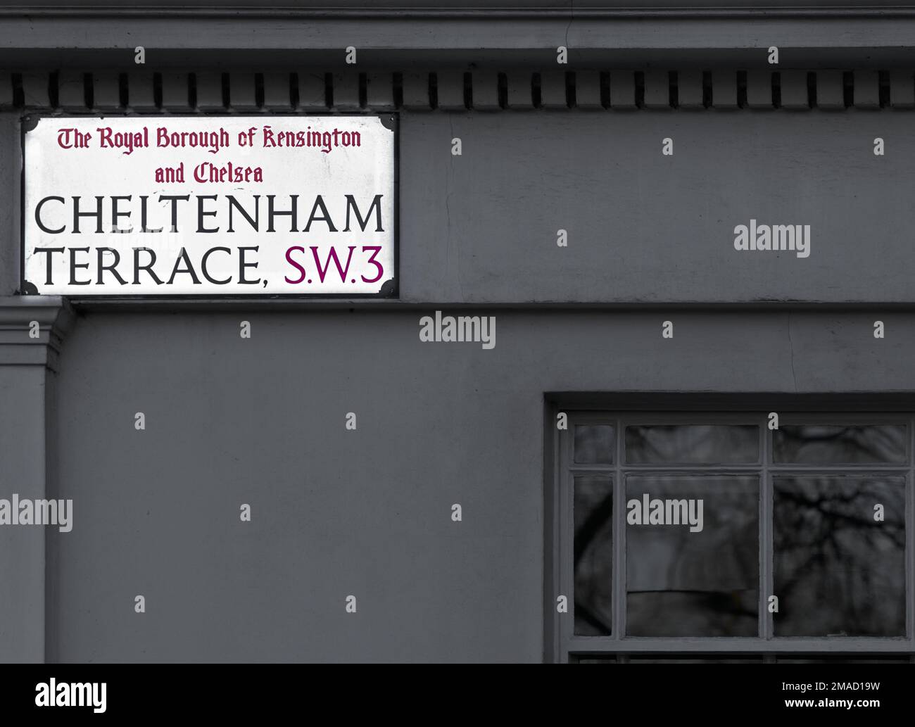 Street sign for Cheltenham Terrace, London SW3, England Stock Photo - Alamy