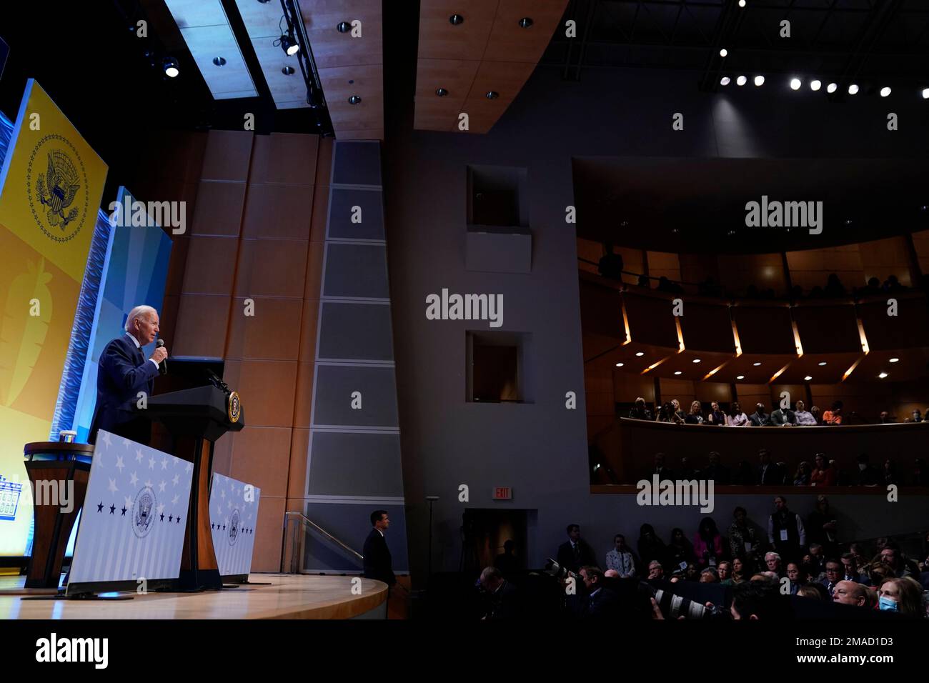 President Joe Biden speaks during the White House Conference on Hunger ...