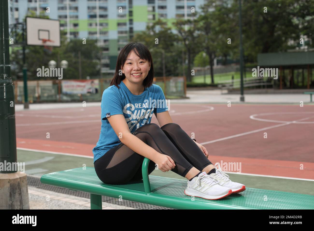 Chloe Lam Tsz-ting photographed at Nam Shan Estate in Shek Kip Mei. 14NOV22 SCMP / Xiaomei Chen ...