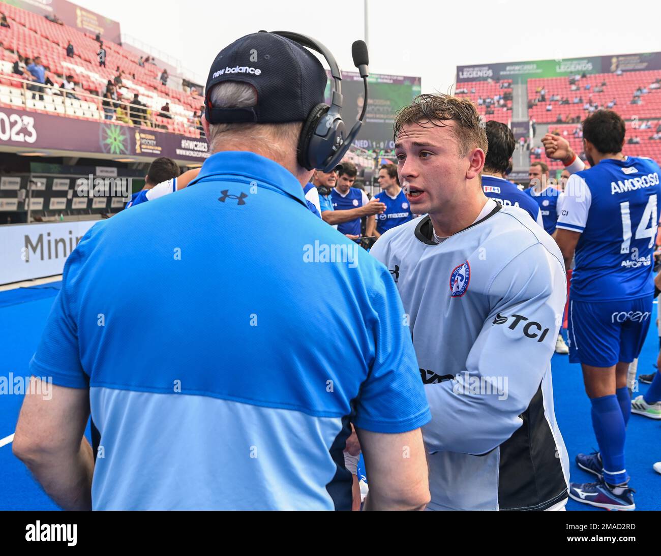BHUBANESWAR, INDIA - JANUARY 19: Agustin Araya of Chile during the FIH ...