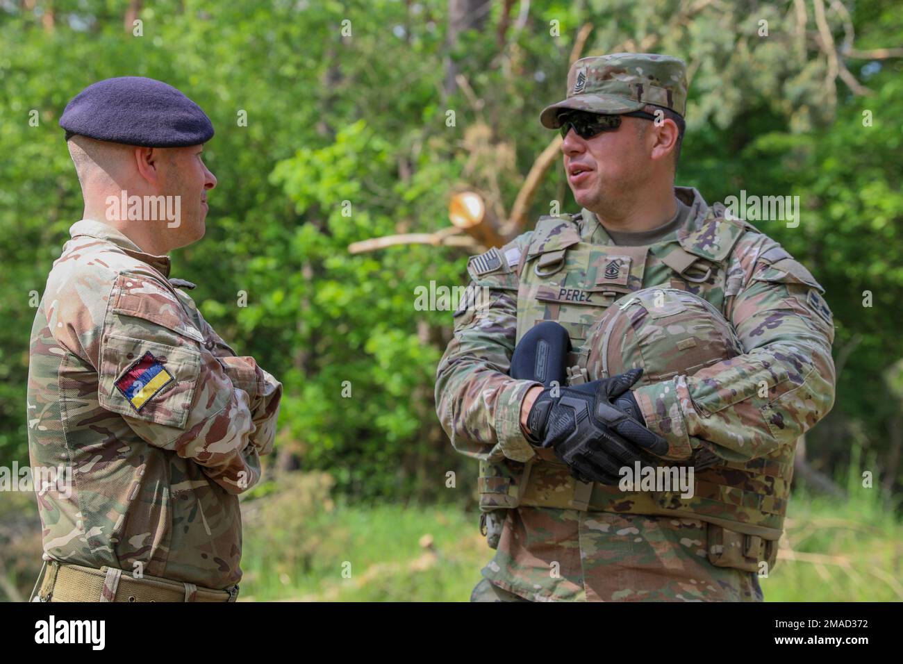British army Staff Sgt. Kevin Last, assigned to the 1st Armoured ...
