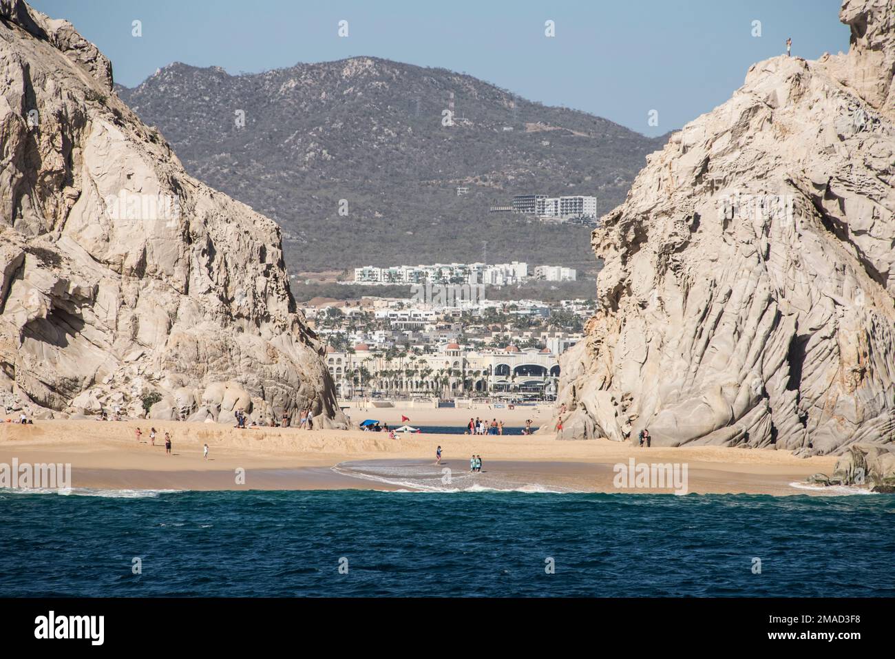 Lover's Beach, a popular tourist and adventurer destination in Cabo San ...