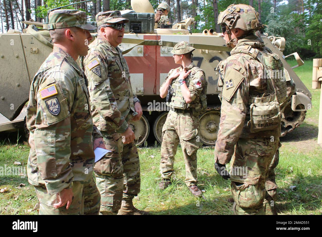 U.S. Army Lt. Col. Gary Rivard, a senior medical officer assigned to ...