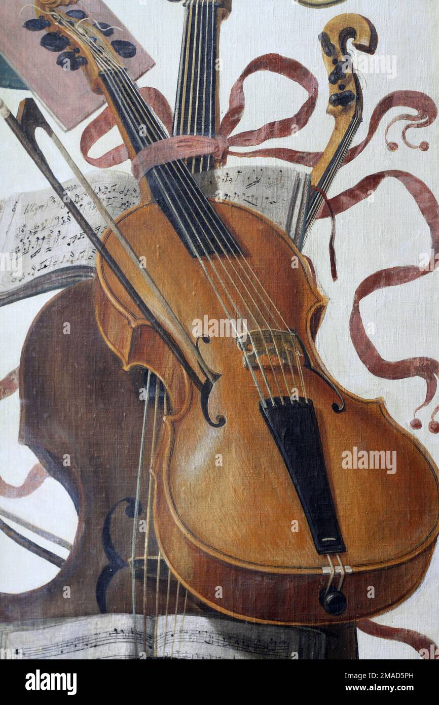 Violon en bois hi-res stock photography and images - Alamy