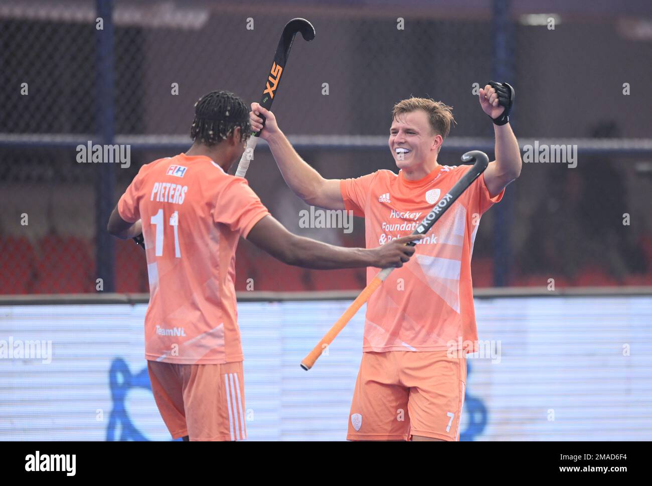 BHUBANESWAR, INDIA - JANUARY 19: Thijs van Dam of the Netherlands and ...