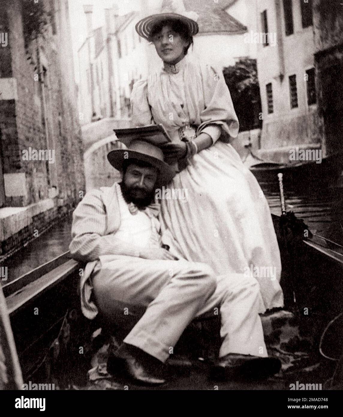 Giuseppe Primoli - Photograph of Jean-Louis Forain and Jeanne Bosc in a ...