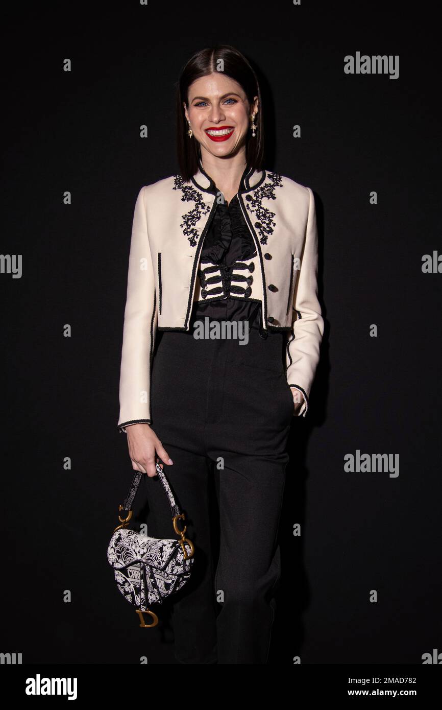 Alexandra Daddario arrives for the Dior Spring/Summer 2023 fashion ...