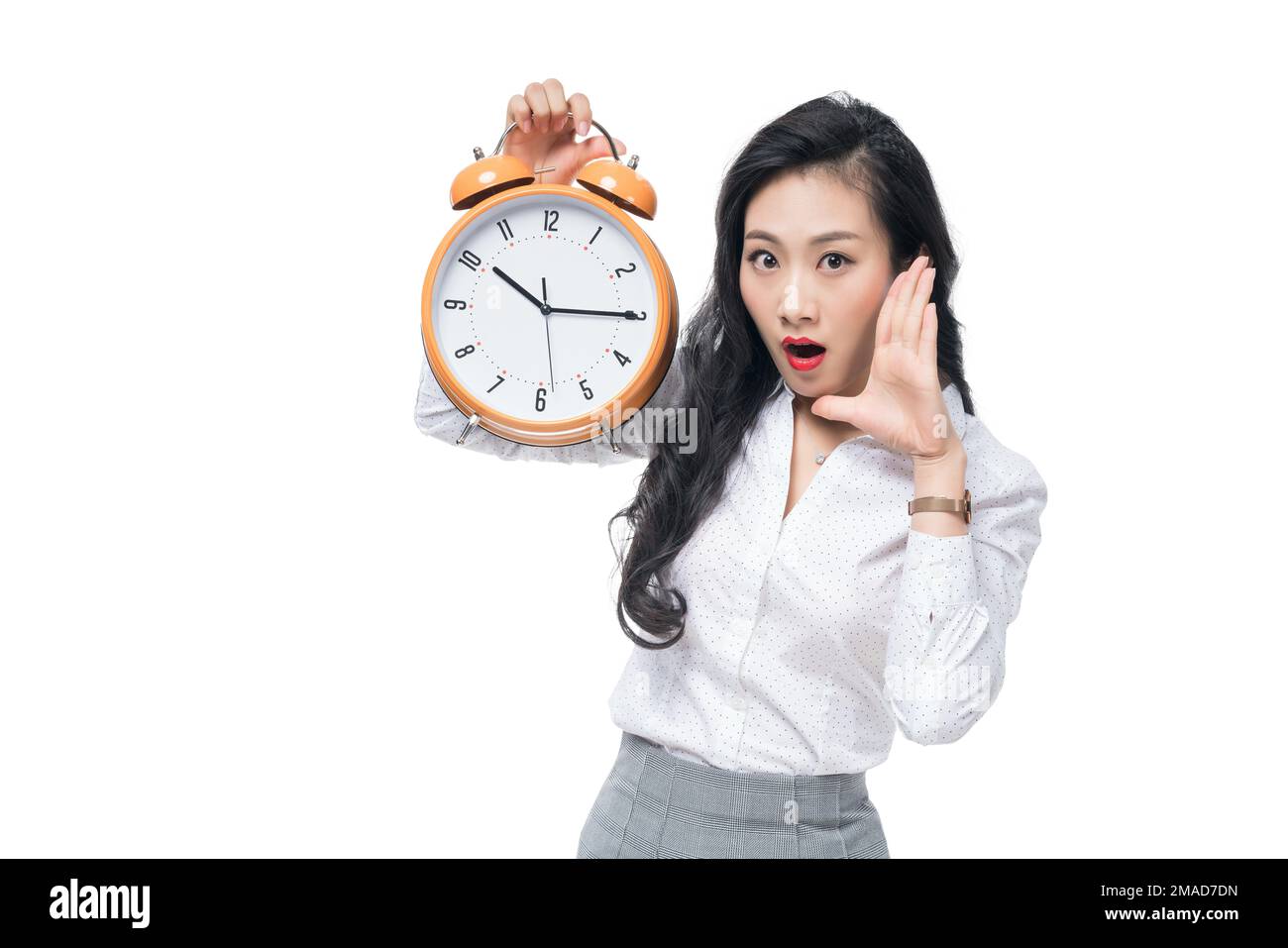 Man carrying clock hi-res stock photography and images - Alamy