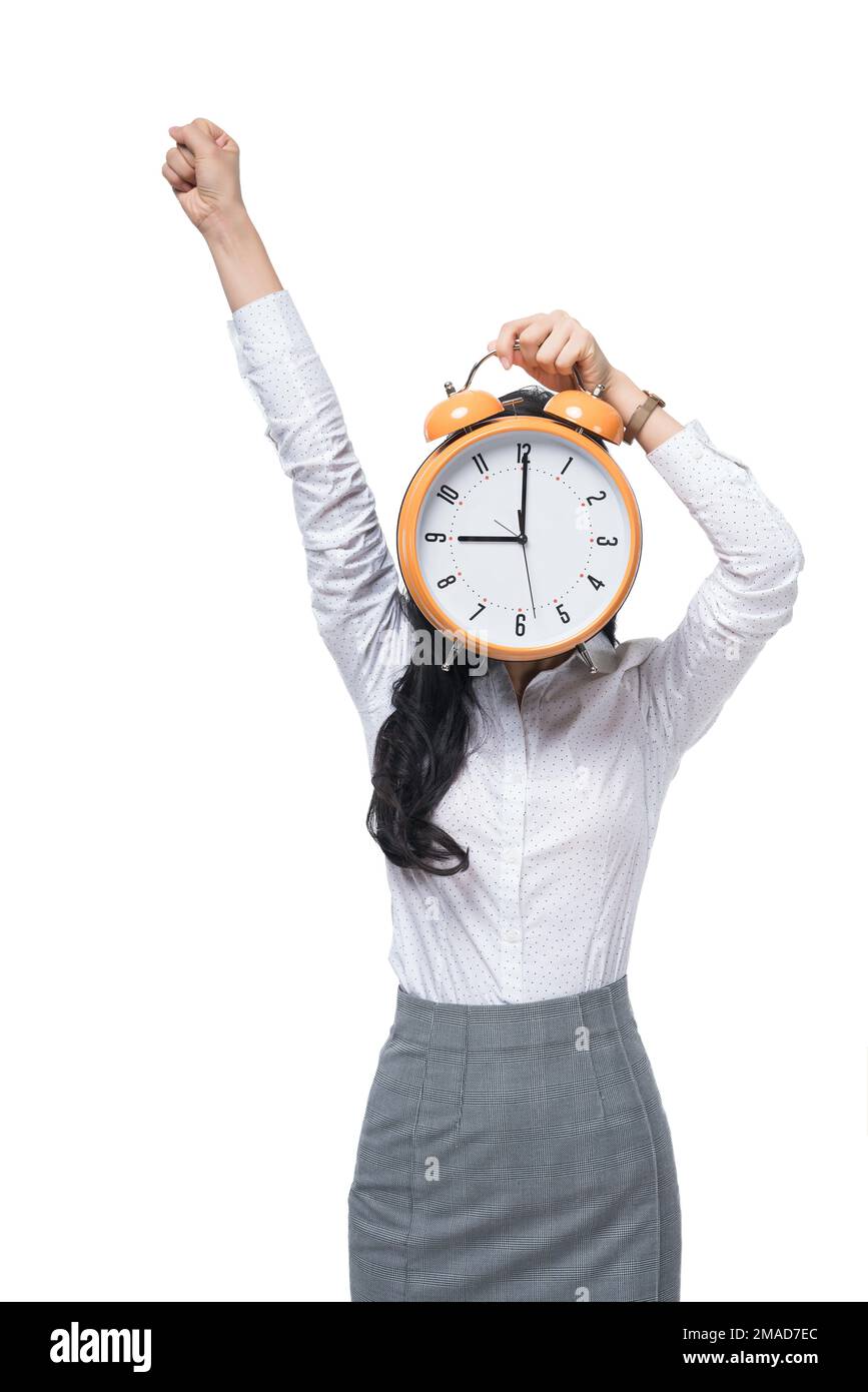 Man carrying clock hi-res stock photography and images - Alamy