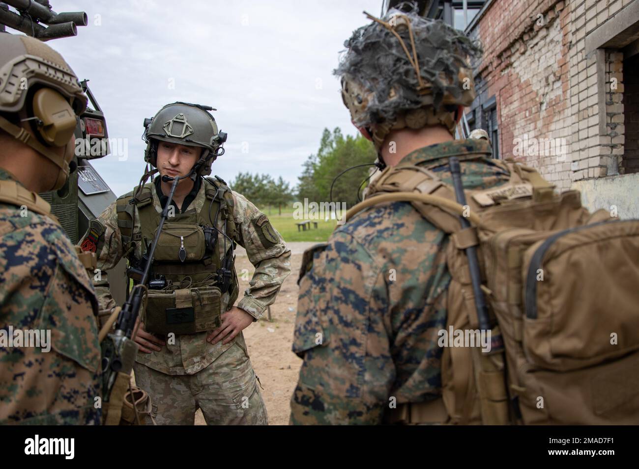 U.S. Marine Corps Sgt. Cody Demorest, a Joint Terminal Attack ...