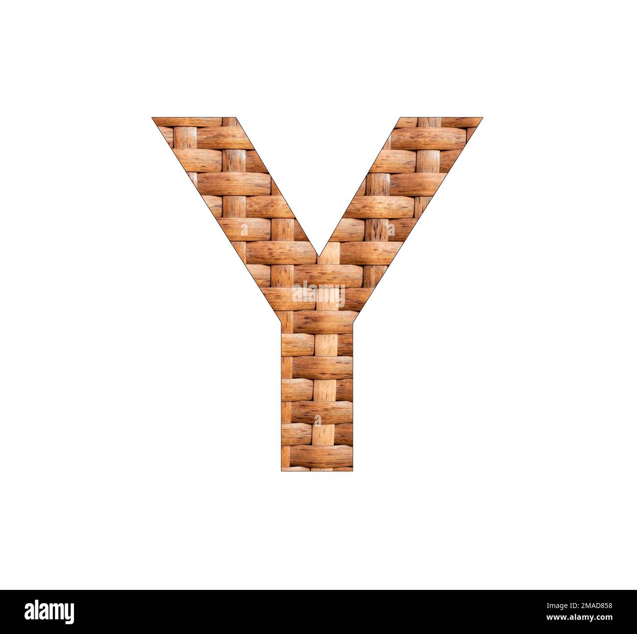 Uppercase Letter Y - Synthetic Rattan Background Stock Photo - Alamy