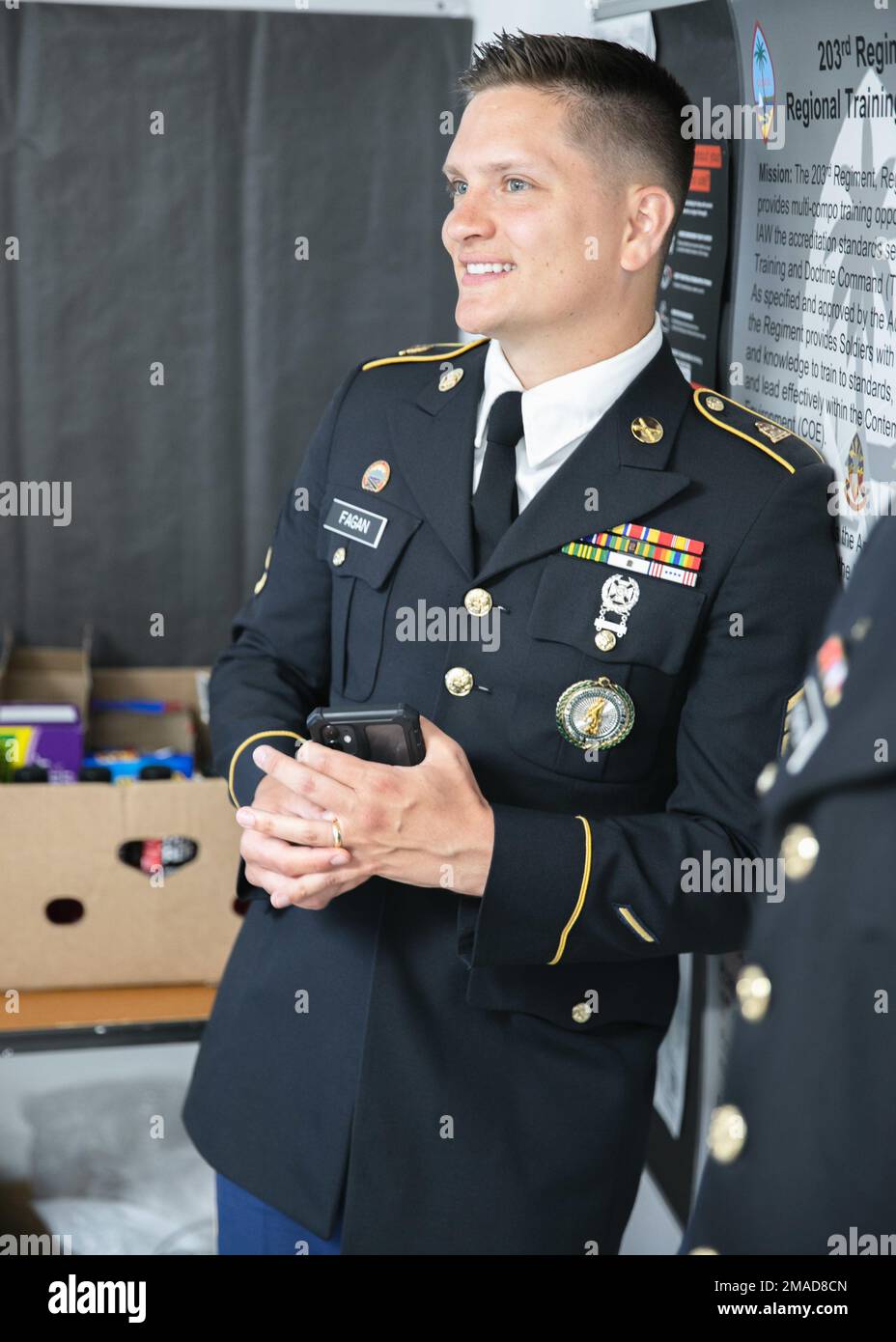 U.S. Army Staff Sgt. Jackson Fagan, representing the Utah Army National ...