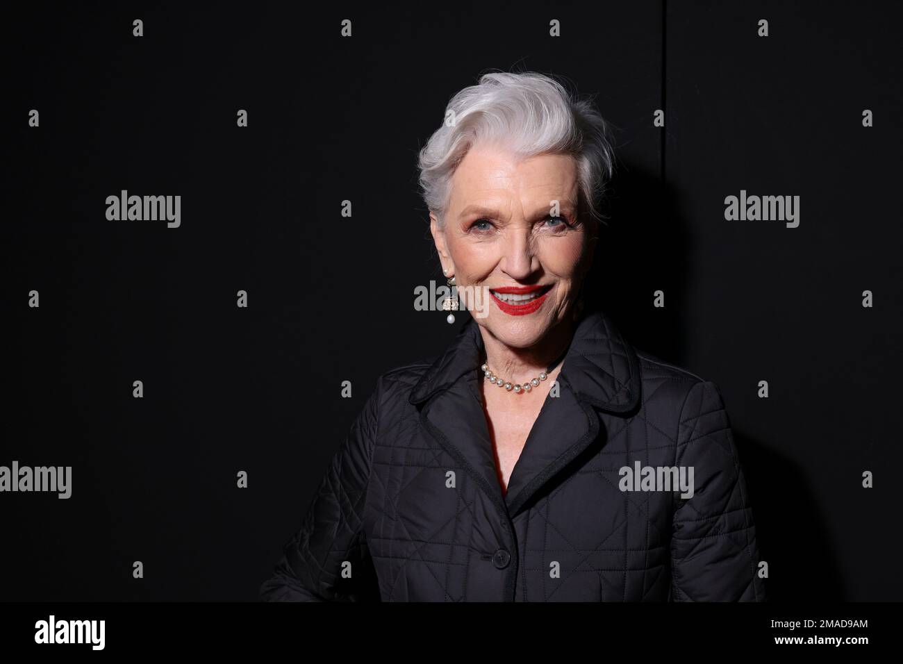 Maye Musk arrives for the Dior Spring/Summer 2023 fashion collection ...