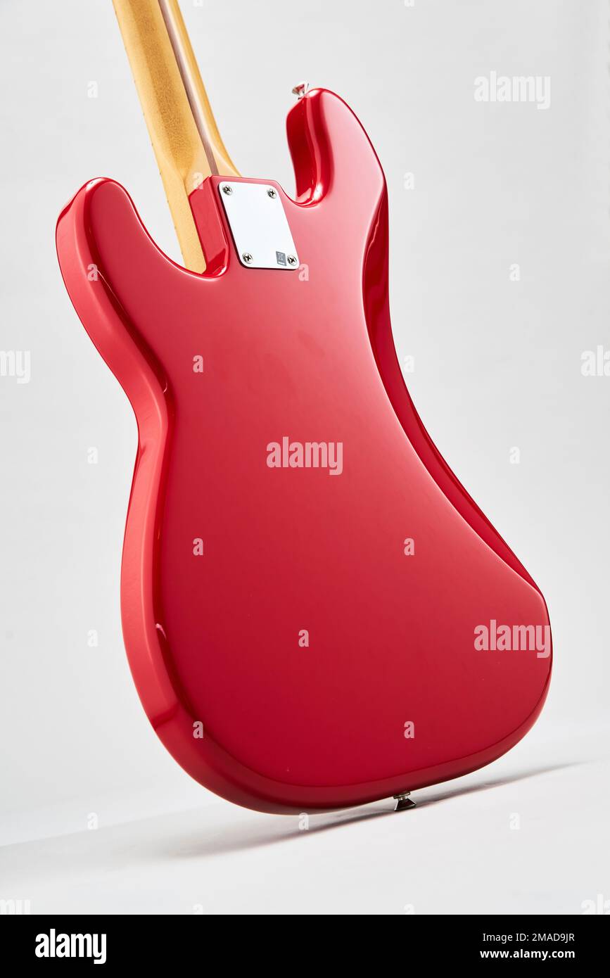 Fender p bass red hi-res stock photography and images - Alamy