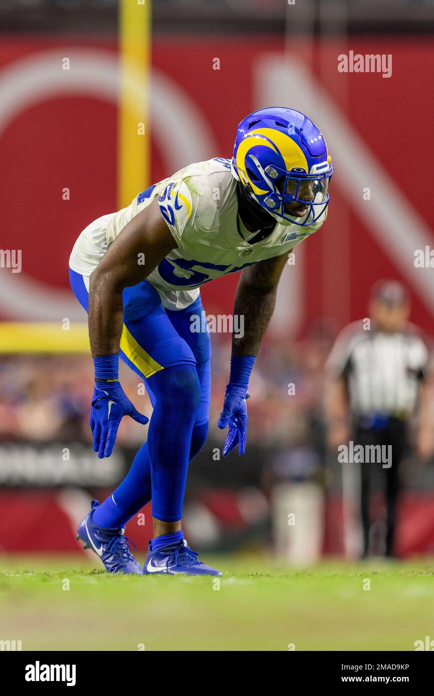 Linebacker (52) Terrell Lewis of the Los Angeles Rams against the ...