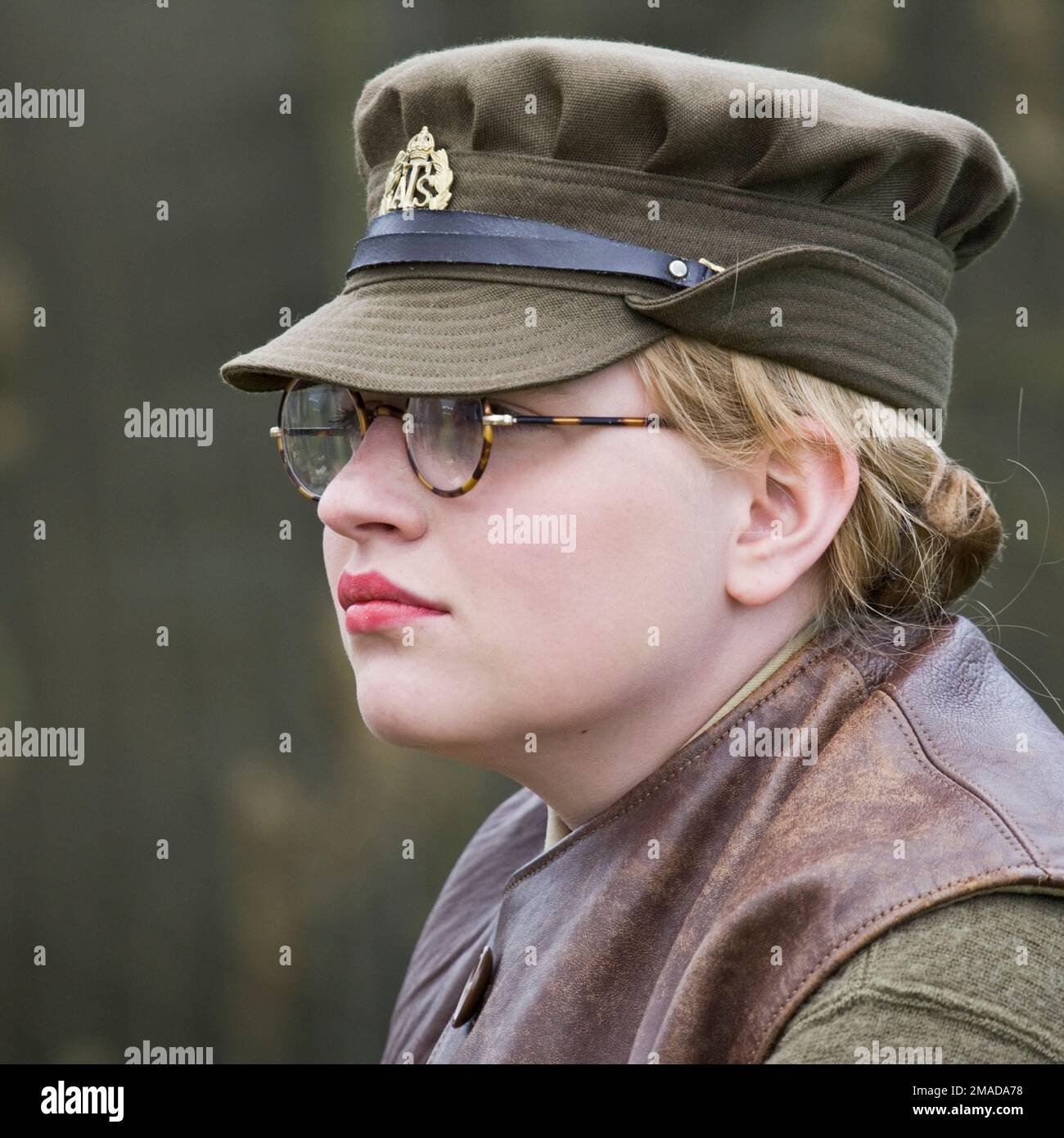 Women of the WW2 British Army Auxiliary Territorial Service Stock Photo ...