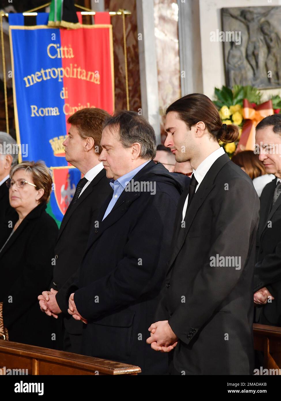 Rome, Italy. 19th Jan, 2023. Rome, funeral of Gina Lollobrigida in the ...