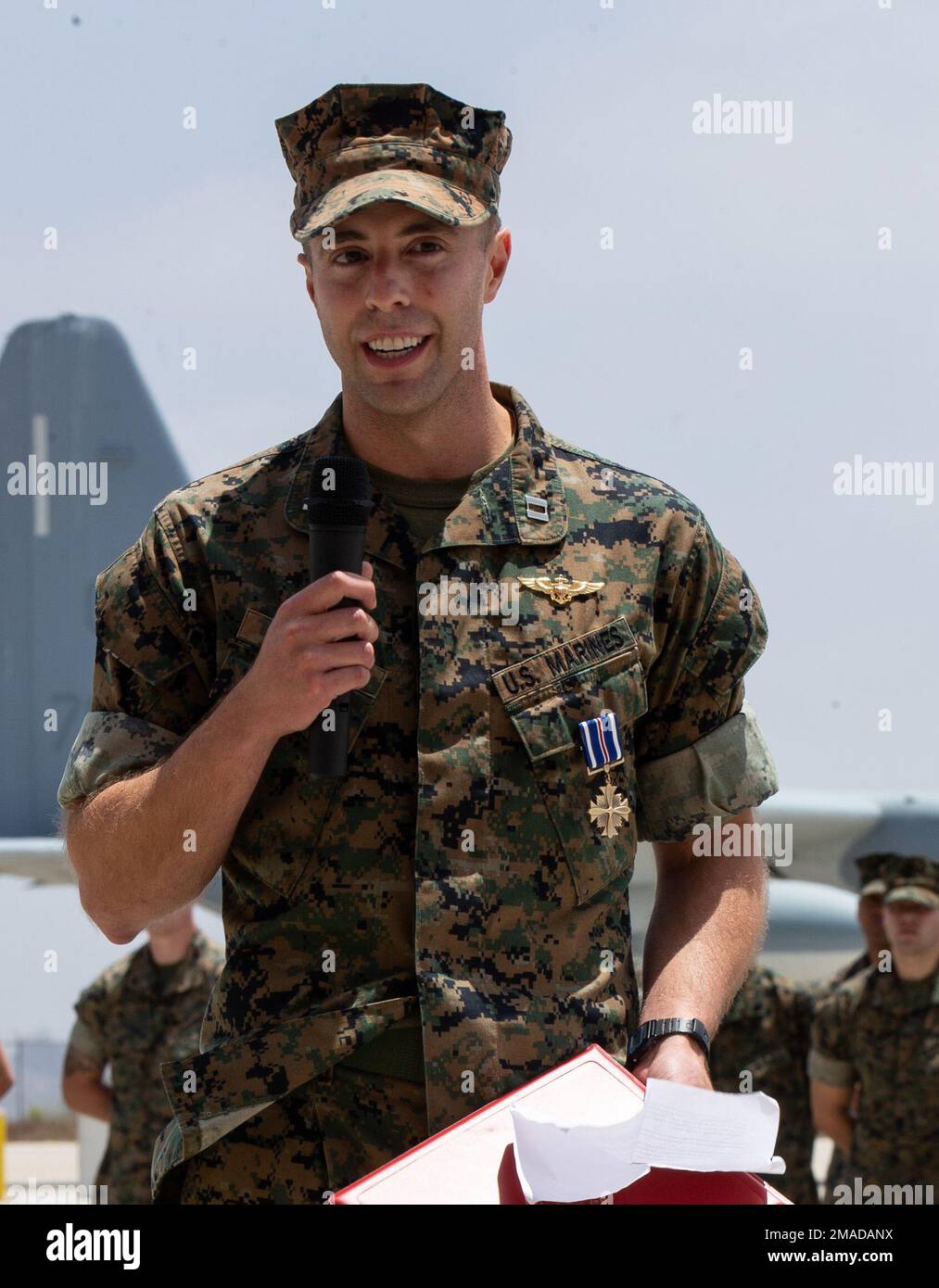 U.S. Marine Corps Capt. Michael Wolff, a KC-130J Super Hercules pilot ...