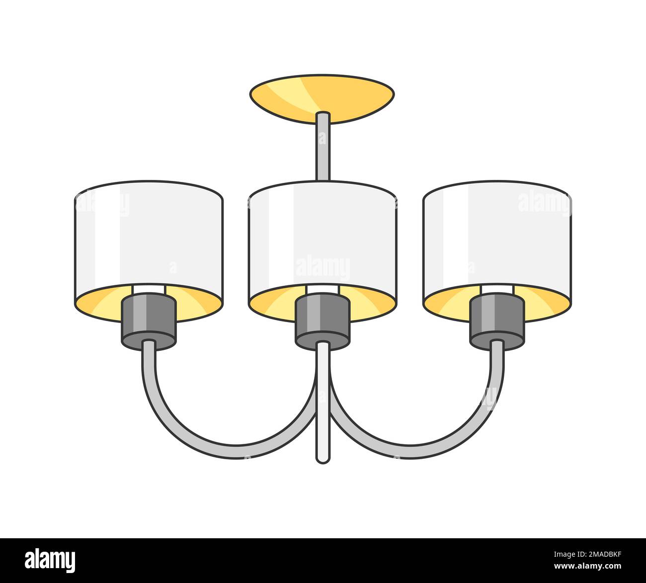 Industrial hanging light fixture Cut Out Stock Images & Pictures - Alamy