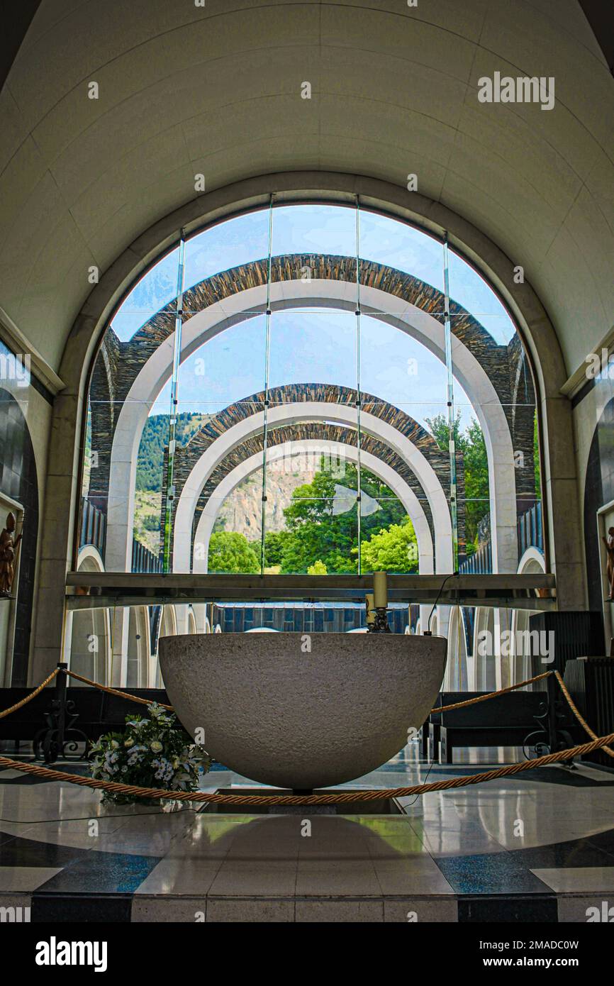 Basilica santuario de nuestra senora de meritxell hi-res stock ...