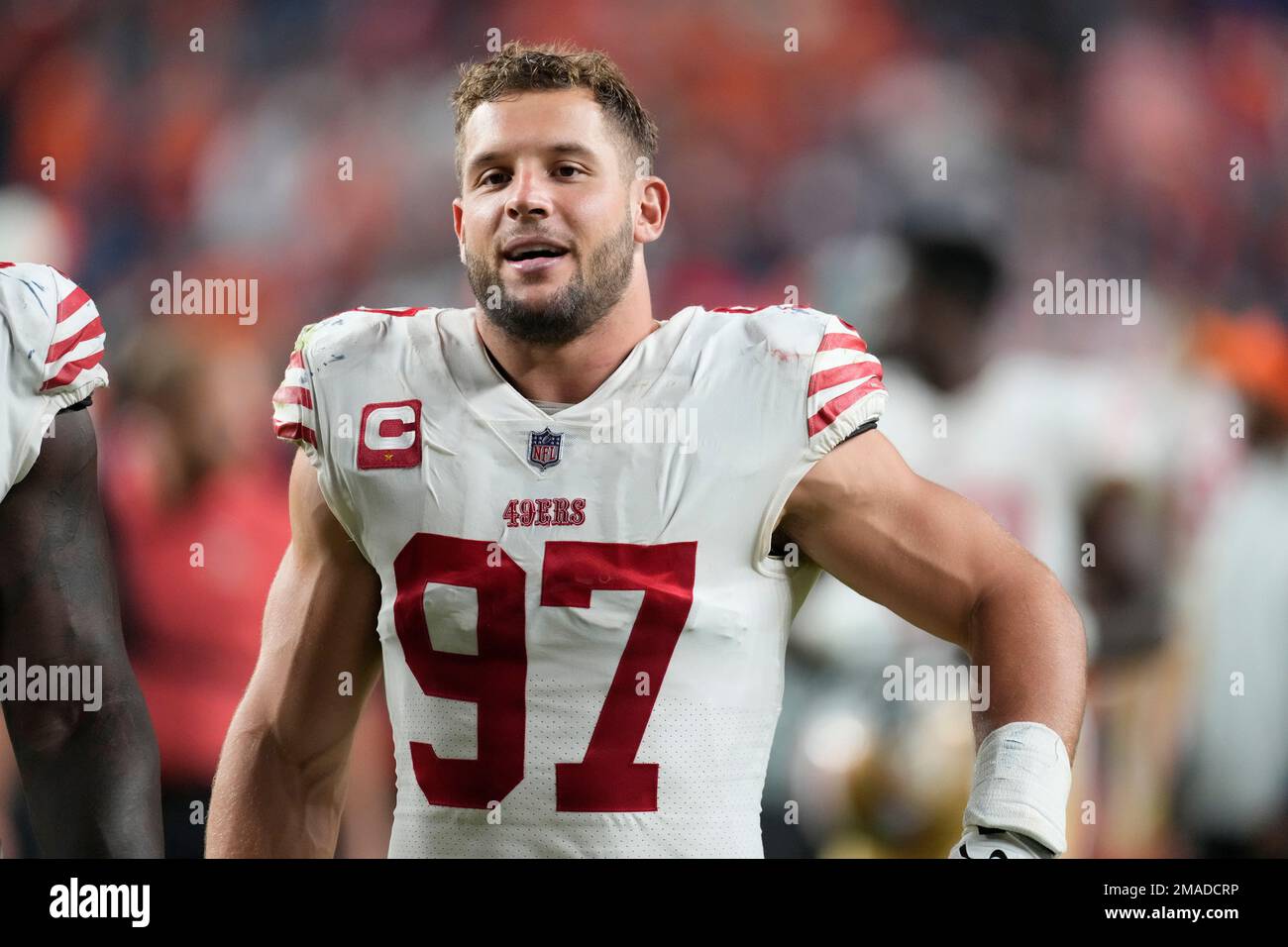 San Francisco 49ers defensive end Nick Bosa (97) second half of an NFL ...