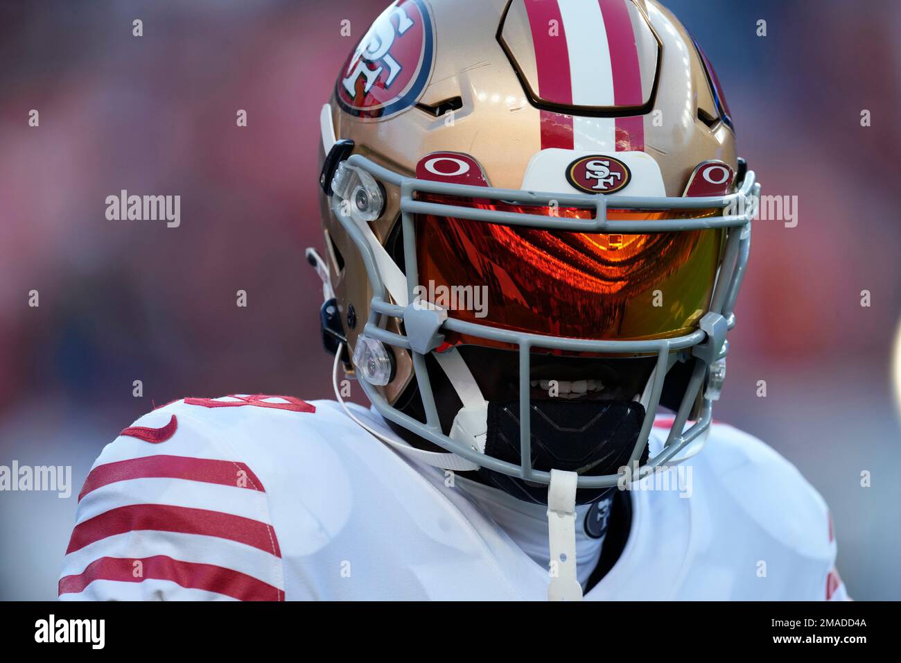 San Francisco 49ers wide receiver Deebo Samuel (19) before an NFL ...