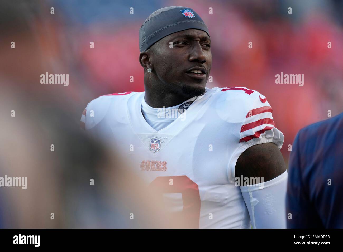 San Francisco 49ers wide receiver Deebo Samuel (19) before an NFL ...