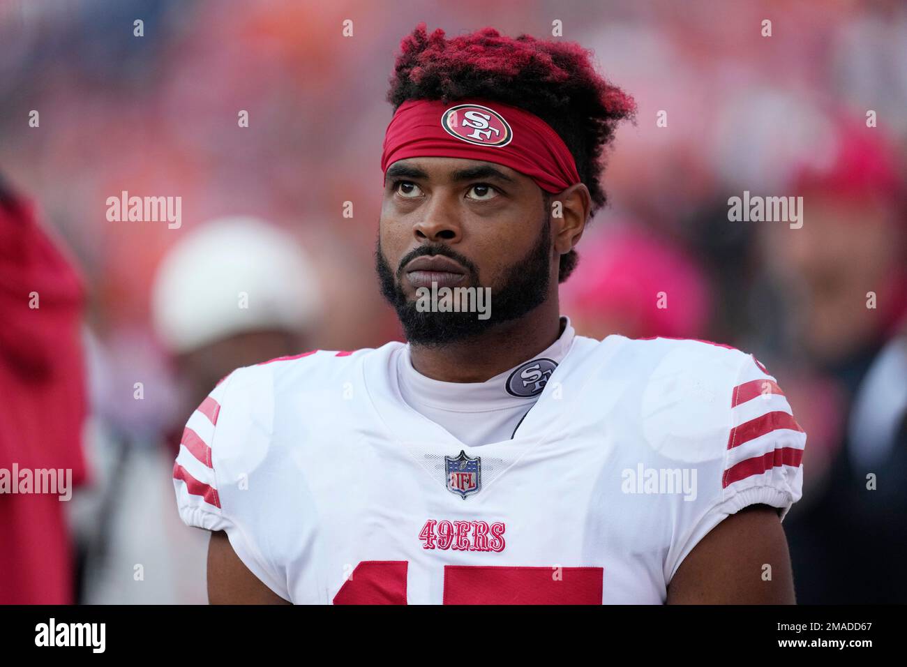 San Francisco 49ers wide receiver Jauan Jennings (15) an NFL football ...