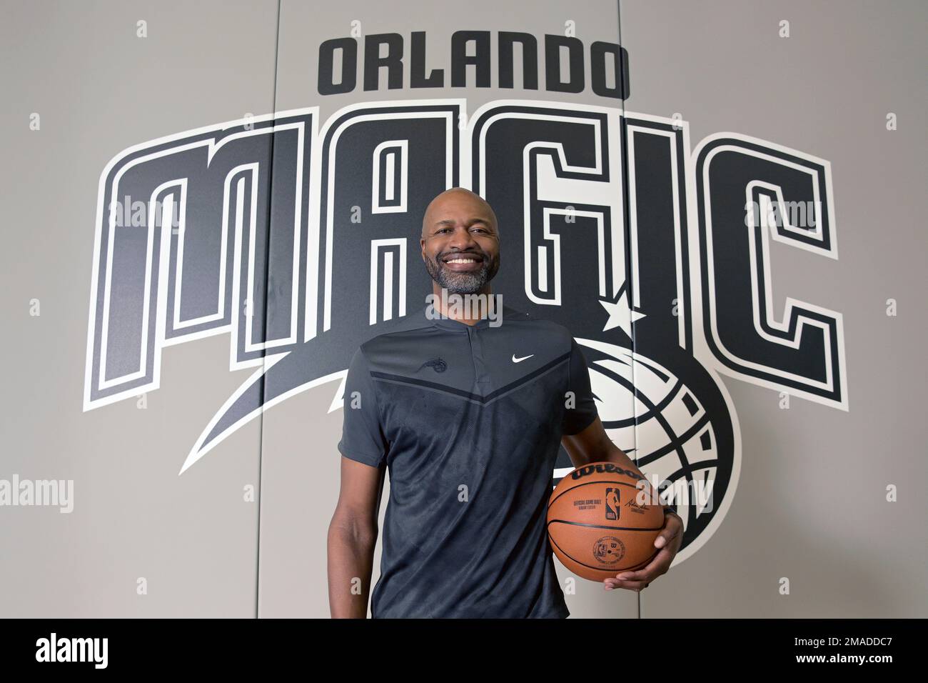 Orlando Magic head coach Jamahl Mosley during the NBA basketball team's ...