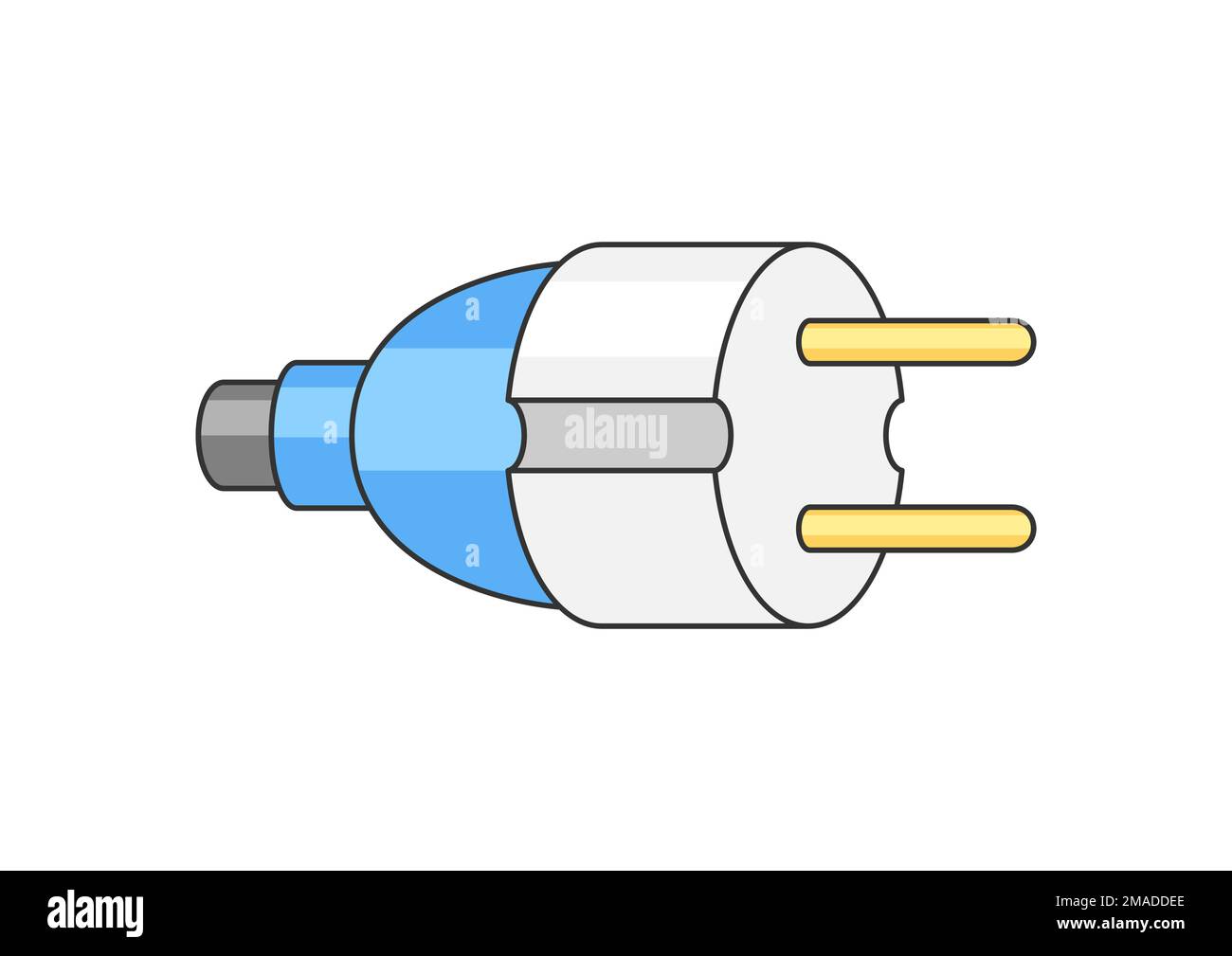 Illustration of electrical plug. Electrical lighting equipment ...