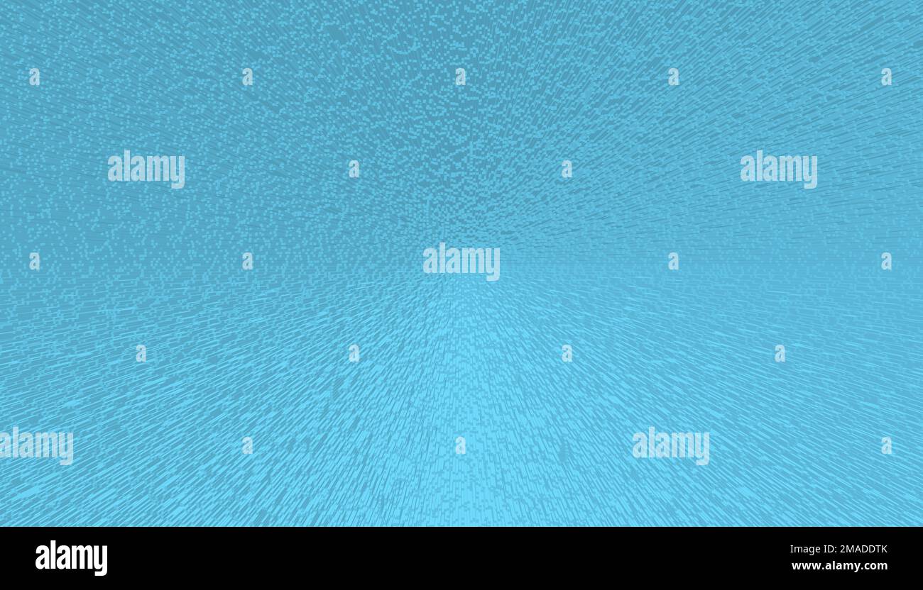 Blue monochrome abstract painting with many graphic elements, copy ...