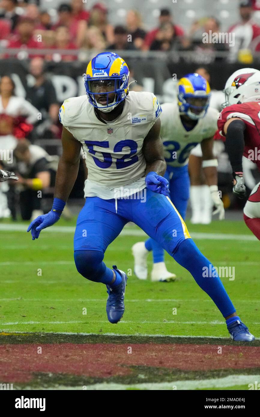 Los Angeles Rams linebacker Terrell Lewis (52) during the first half of ...