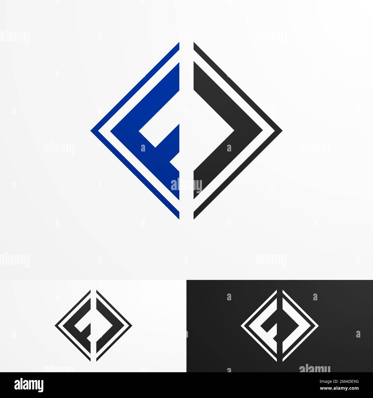 modern logo template with futuristic concept, simple, clean and elegant ...