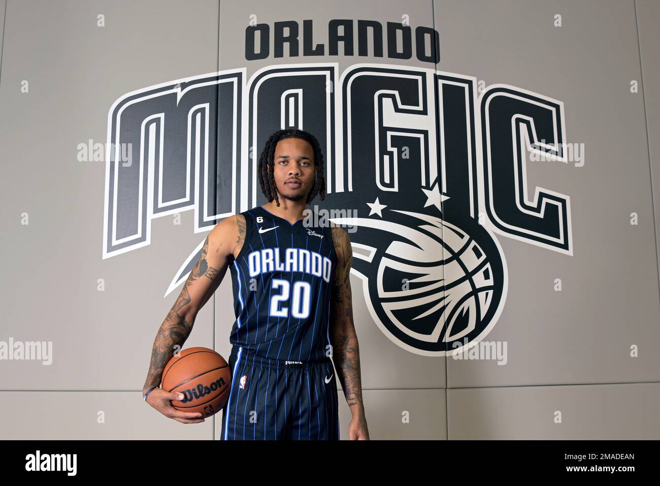 Orlando Magic guard Markelle Fultz (20) during the NBA basketball team ...