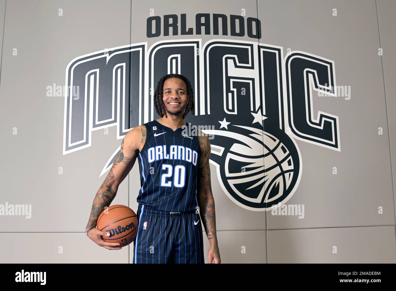 Orlando Magic guard Markelle Fultz (20) during the NBA basketball team ...
