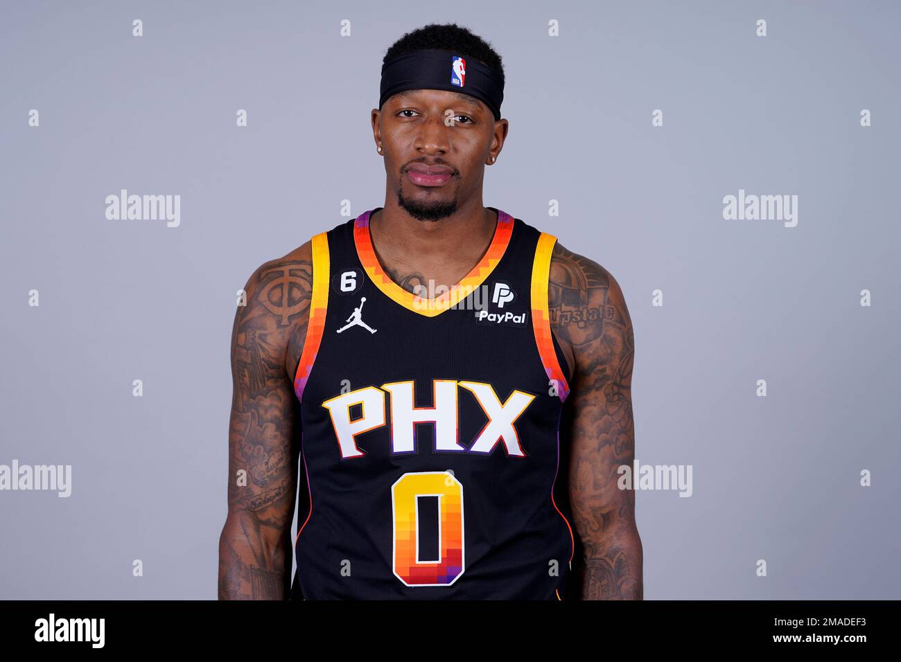 Phoenix Suns' Torrey Craig poses for a photo during an NBA basketball ...