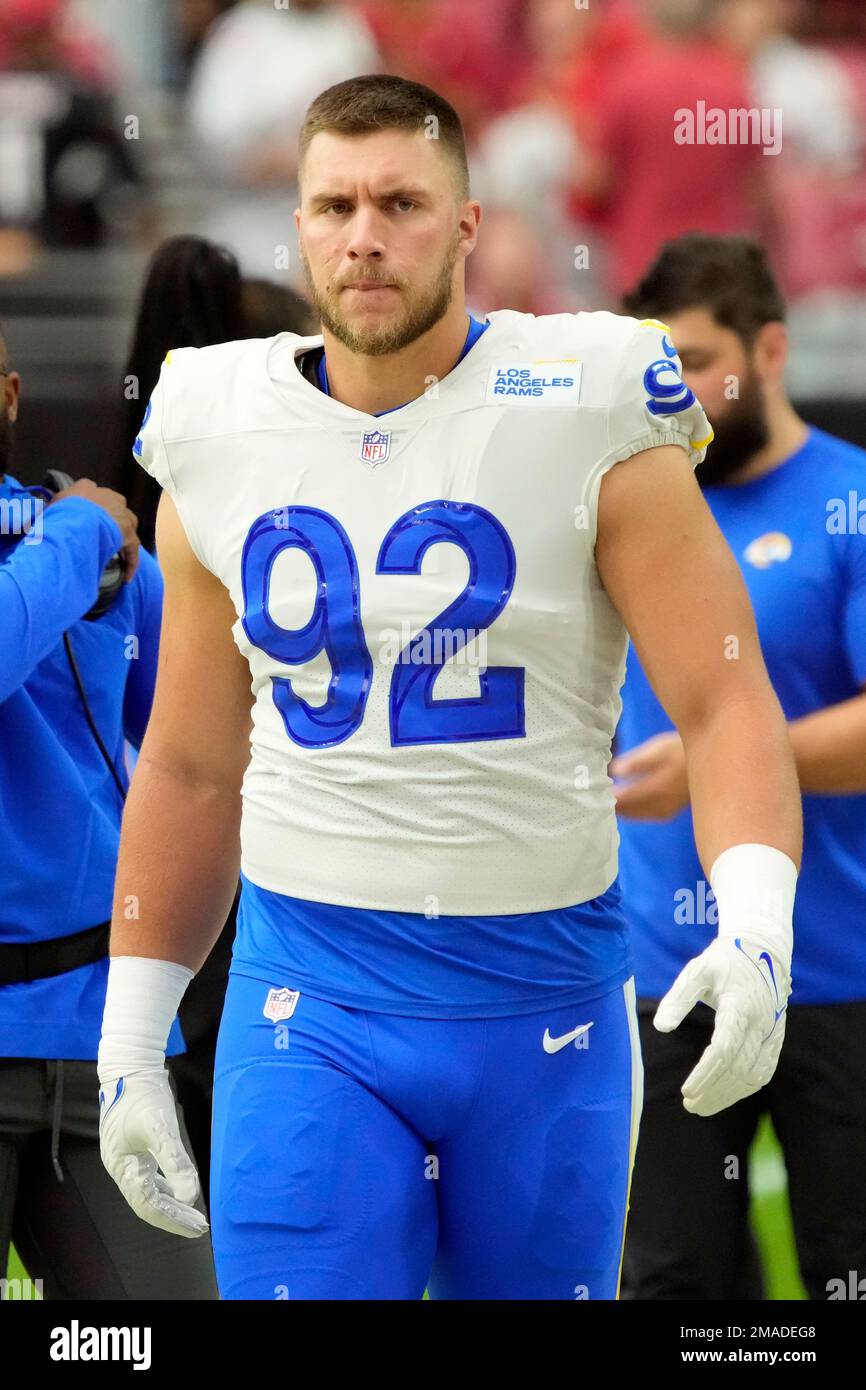 Los Angeles Rams defensive tackle Jonah Williams (92) during the first ...