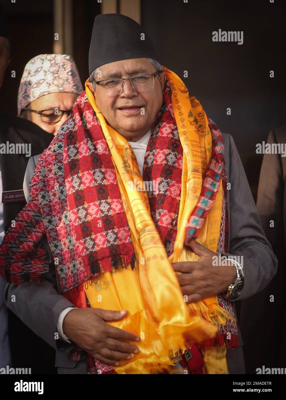 Kathmandu, Bagmati, Nepal. 19th Jan, 2023. DEV RAJ GHIMIRE, a lawmaker ...
