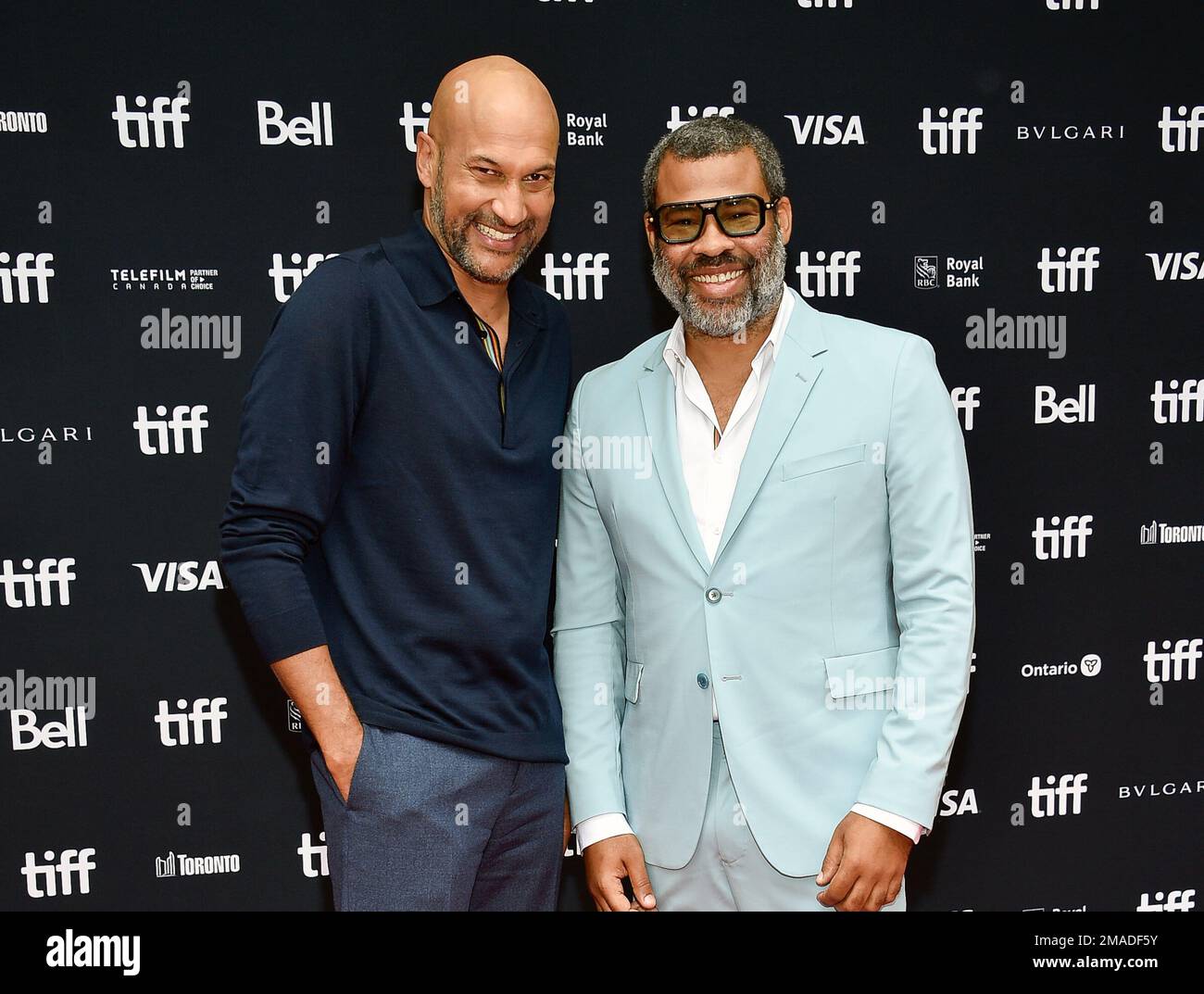 Keegan-Michael Key, left, and Jordan Peele attend the premiere of ...