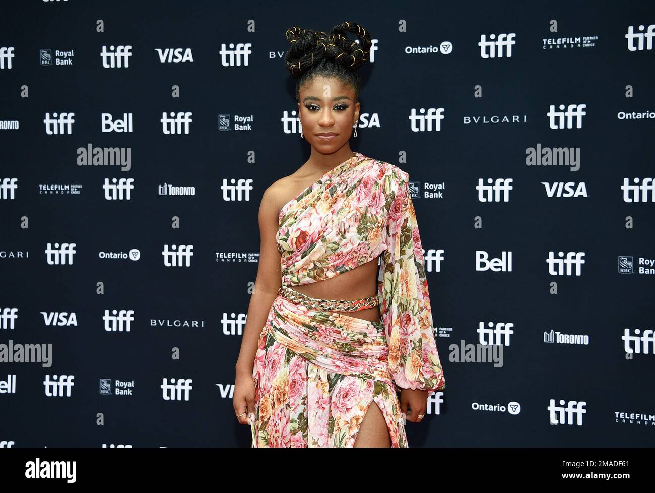 Lyric Ross attends the premiere of "Wendell & Wild" at the Princess of ...