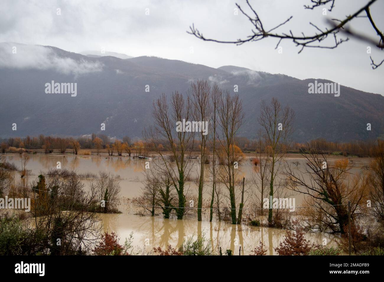 The Piana di San Vittorio in the province of Rieti, where the River ...